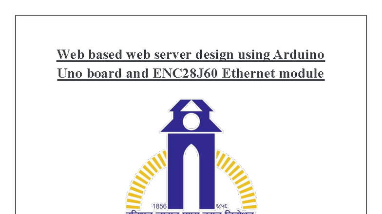 2025ITM003 Embedded Systems IOT Final Project: Arduino Web Server ...
