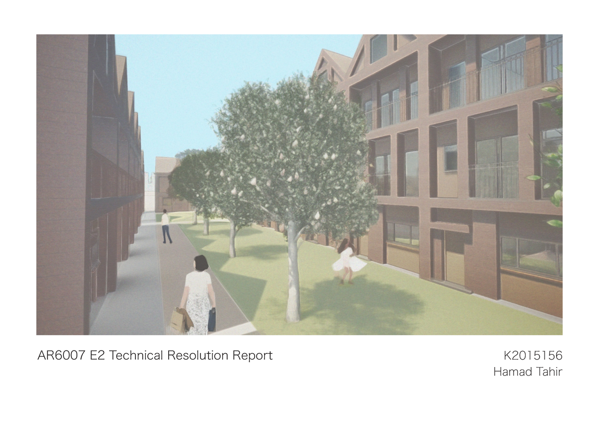 AR6007 E2 Technical Resolution Report: Sustainable Housing Proposal ...