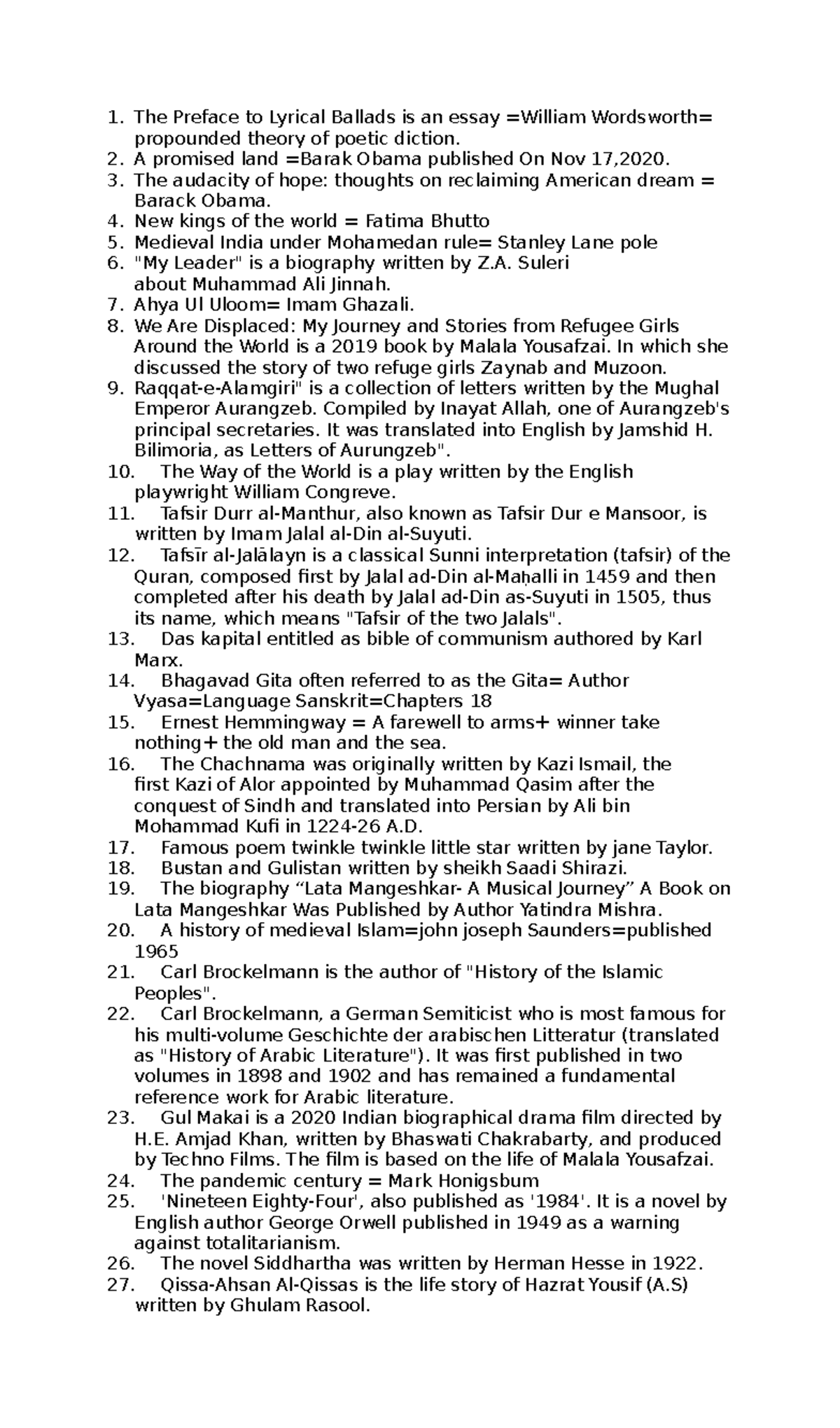 Books and Authors: A Comprehensive Study Guide - Studocu