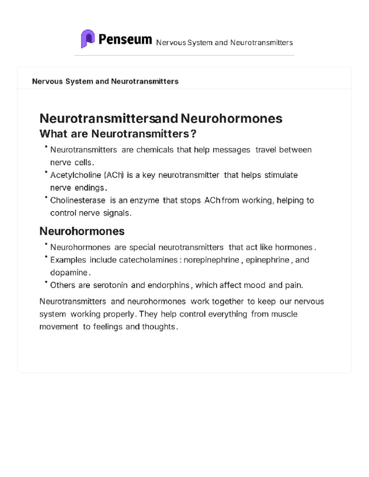 LEAD 101 Class Notes: Understanding Neurotransmitters and Seizures ...