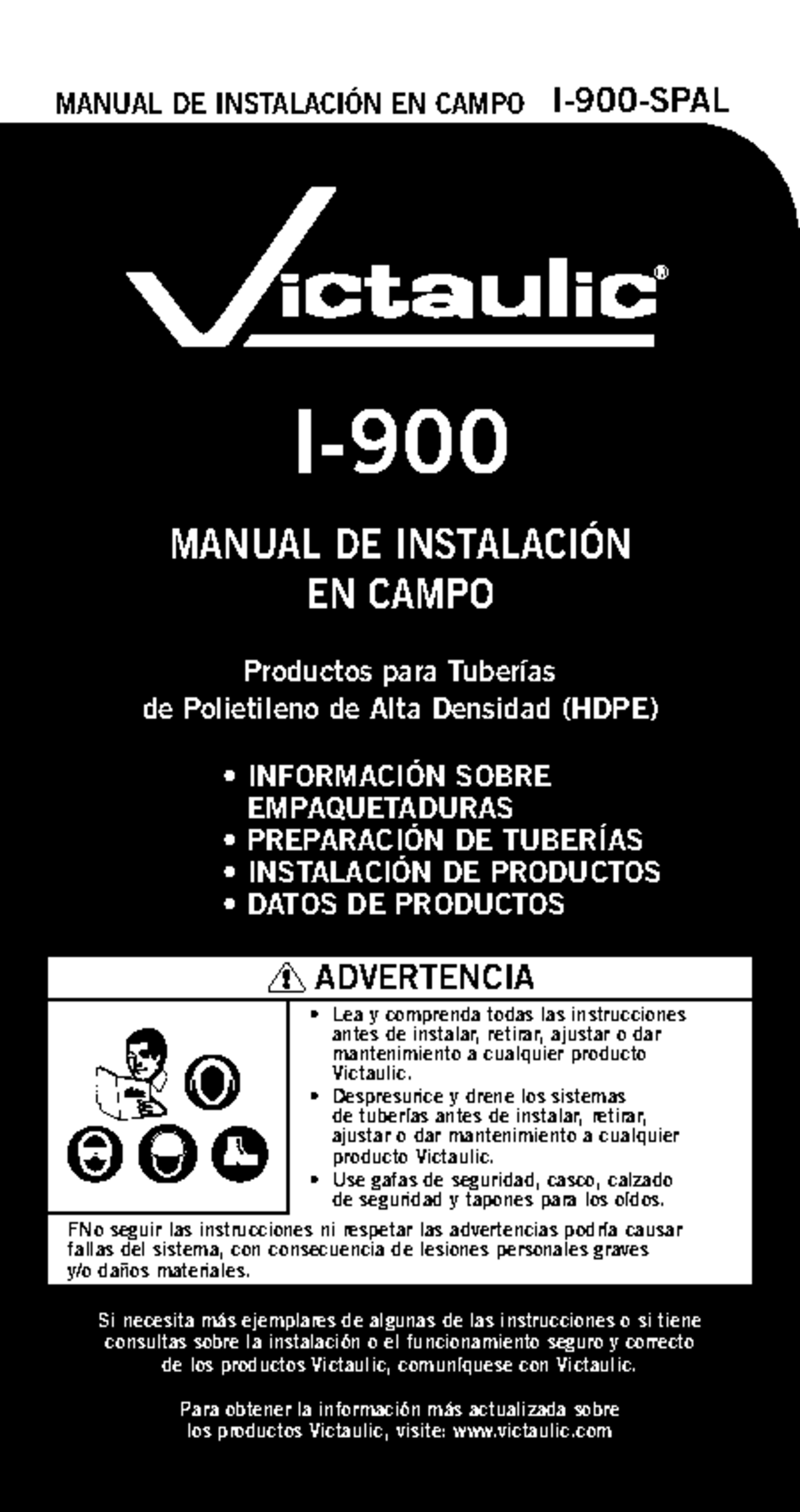 Manual de Instalación de Tuberías HDPE - Victaulic - Studocu