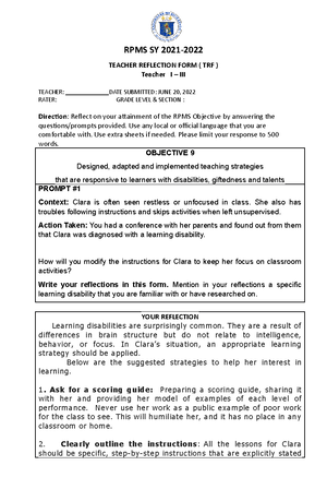 Q4 English 9 Module 3 - SAQS - 9 English Quarter 4 – Module 3: Giving ...