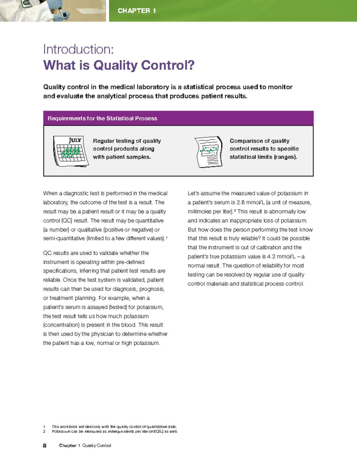 Quality Control and Levey-Jennings Charts: Westgard Rules Overview ...