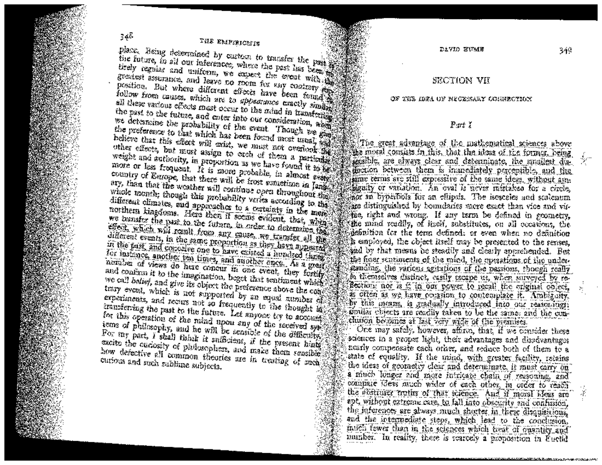 Final Exam Study Guide: The Empiricists - David Hume (XYZ123) - Studocu