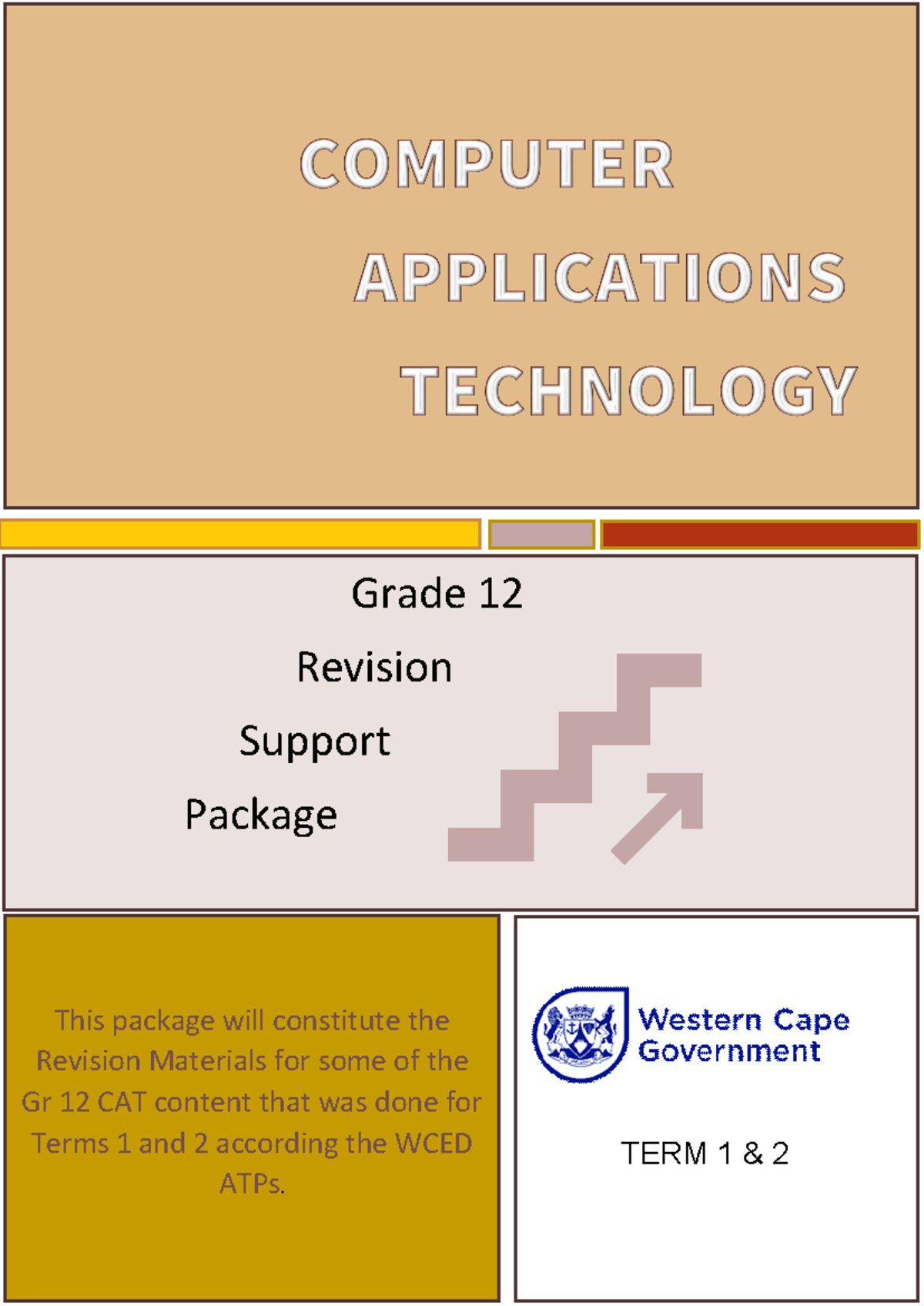 Grade 12 CAT Term 2 Revision Support Package for 2024 - Studocu