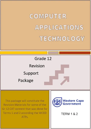 CAT Grade 12 Revision Term 1 2024 - Western Cape Education Department ...