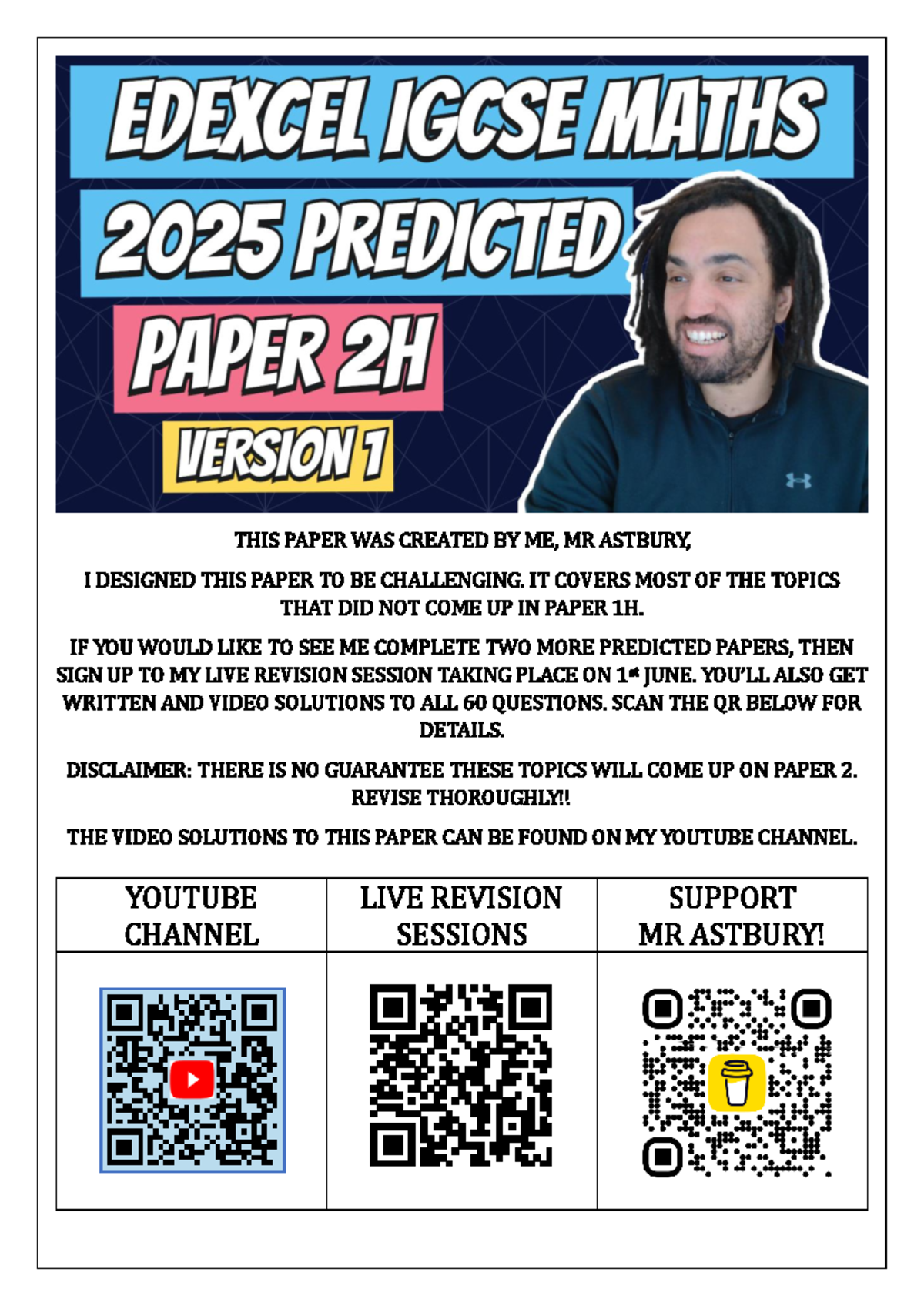 2025 IGCSE Predicted Paper 2H - Challenging Questions & Solutions - Studocu