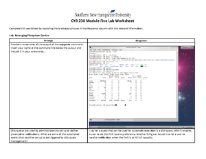 CYB 230 Project Two - Miguel Ortiz Paonessa CYB 230 Module 6 – Project 2 Server Configuration ...