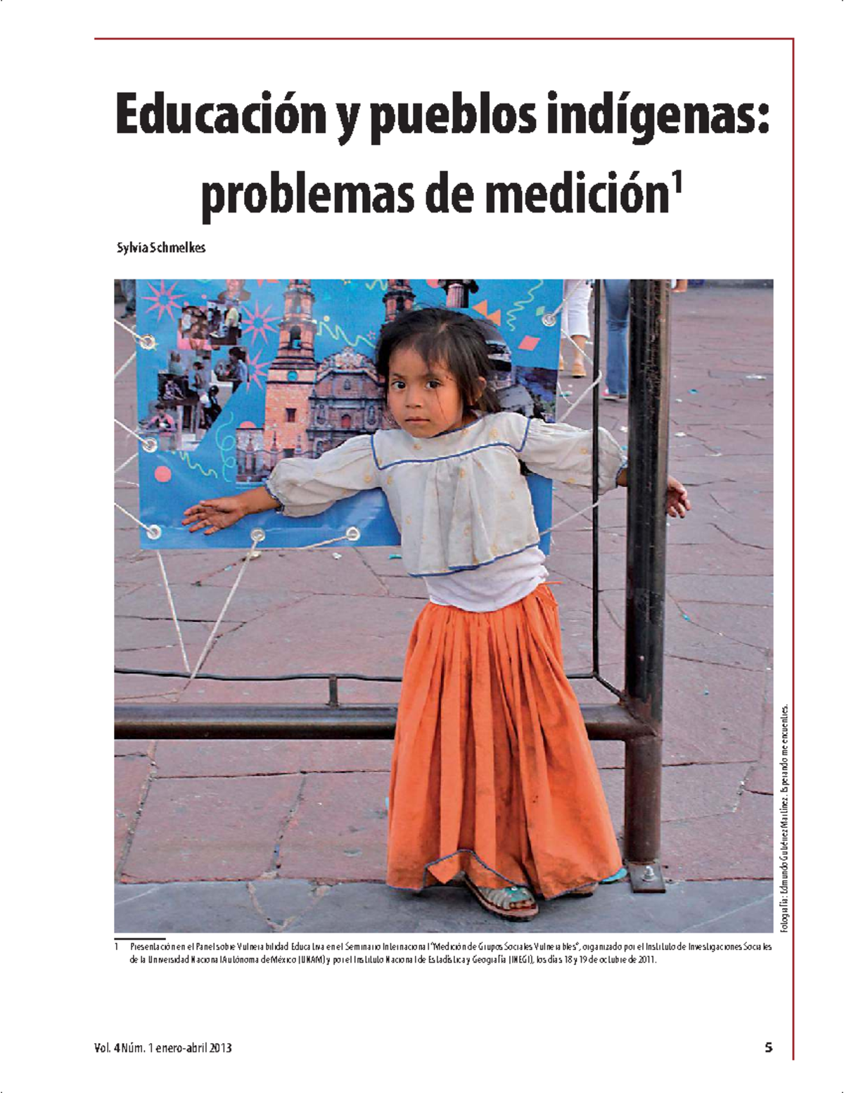 Educación y Pueblos Indígenas: Problemas de Medición y Estadísticas ...
