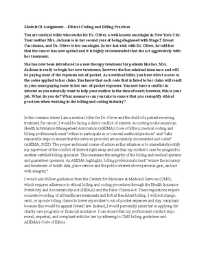 [Solved] Scenario 14 A Remittance Advice was received for an outpatient - Medical Billing and ...