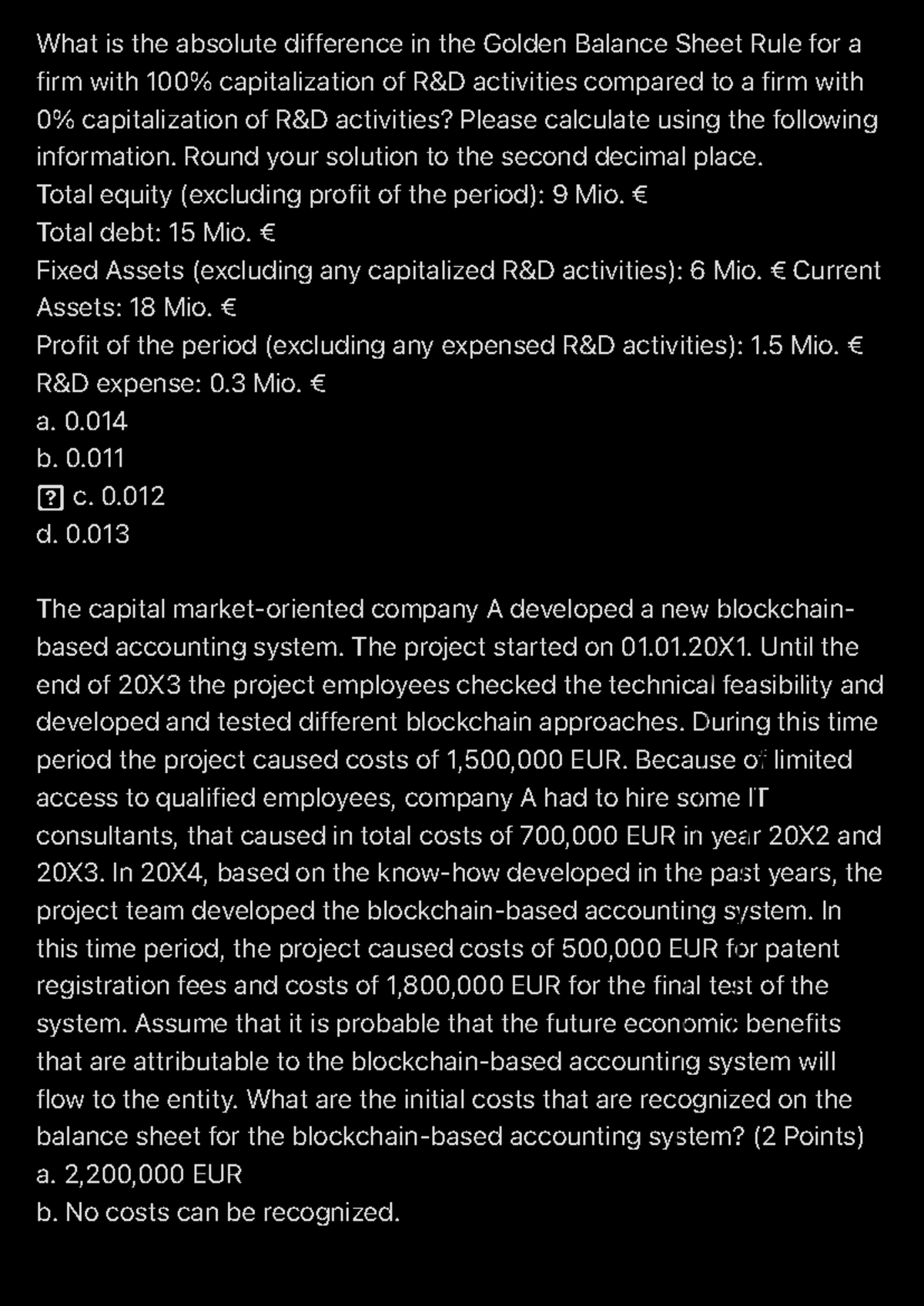 FA Solution Exam: Analyzing the Golden Balance Sheet Rule and ...