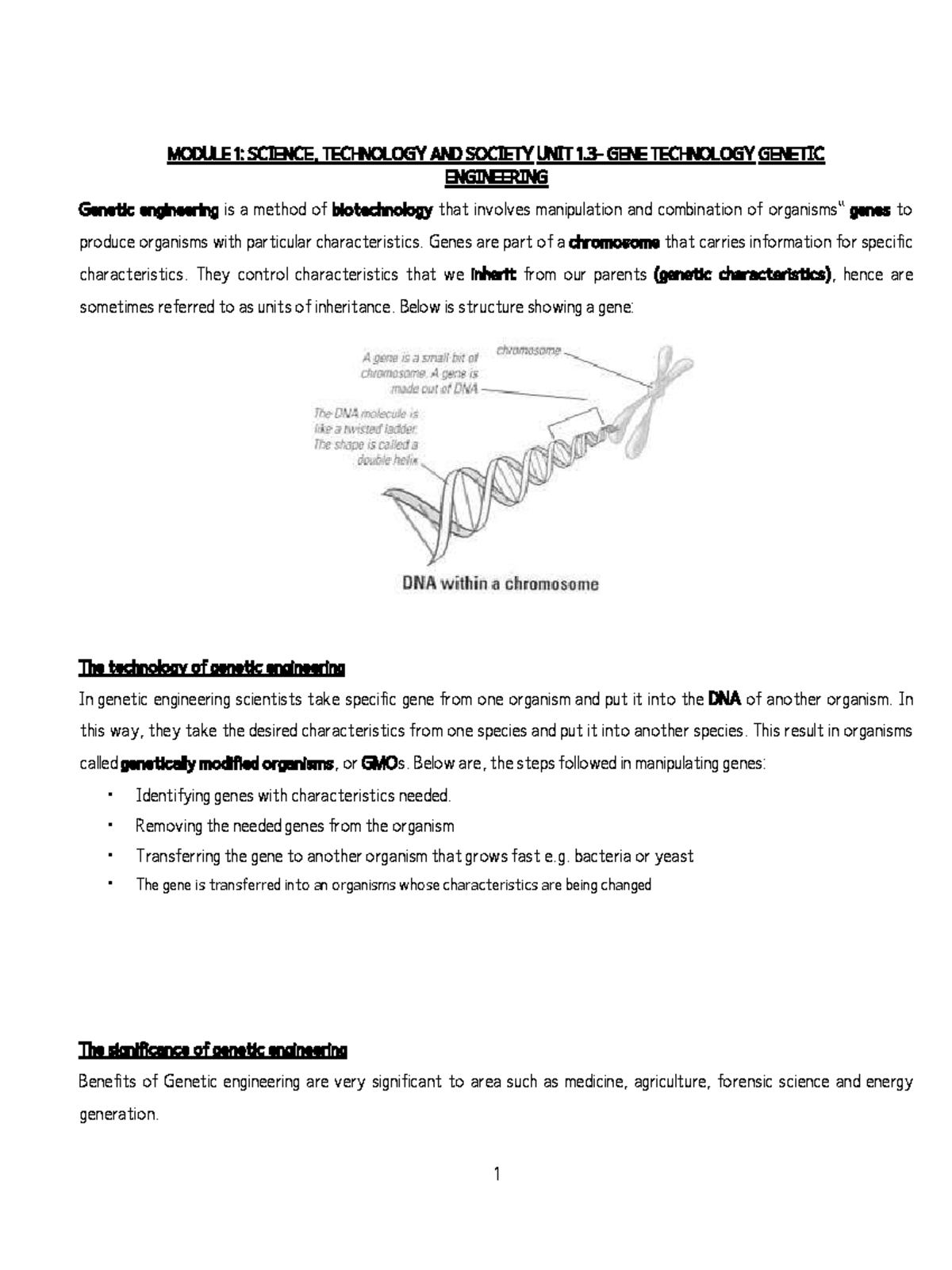 Form 2 Biology Notes 2022: Genetics, Ecosystems & Adaptation - Studocu