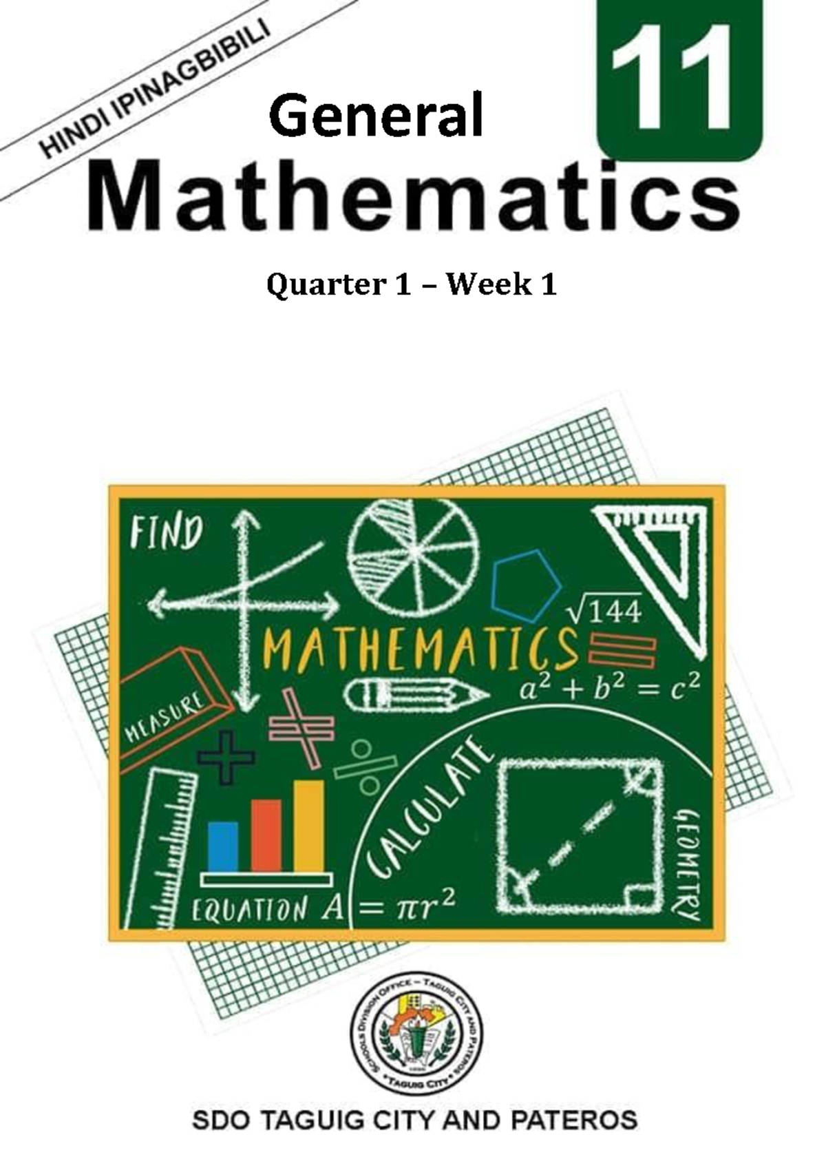 Gen Math Q1 W1: Functions and Applications in Real Life - Studocu