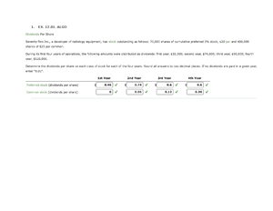 4-3 comprehensive - Comprehensive Problem 1 Part 4 and Part 6: The ...