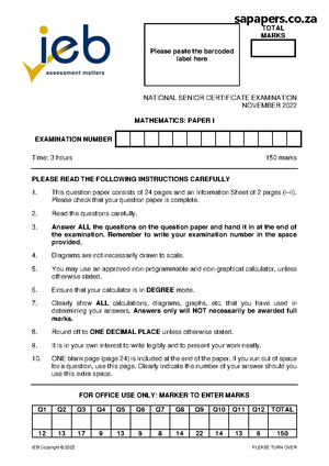 Grade 12 DBE Chapter 15 Presentation and Data Response - Chapter 15 ...