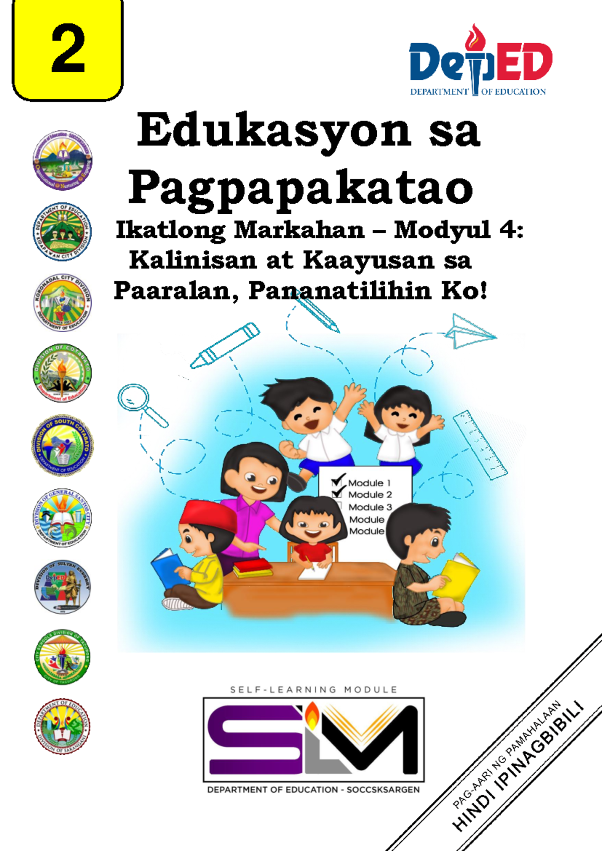 EsP2 Q3 M4 - Kalinisan at Kaayusan sa Paaralan Module - Studocu