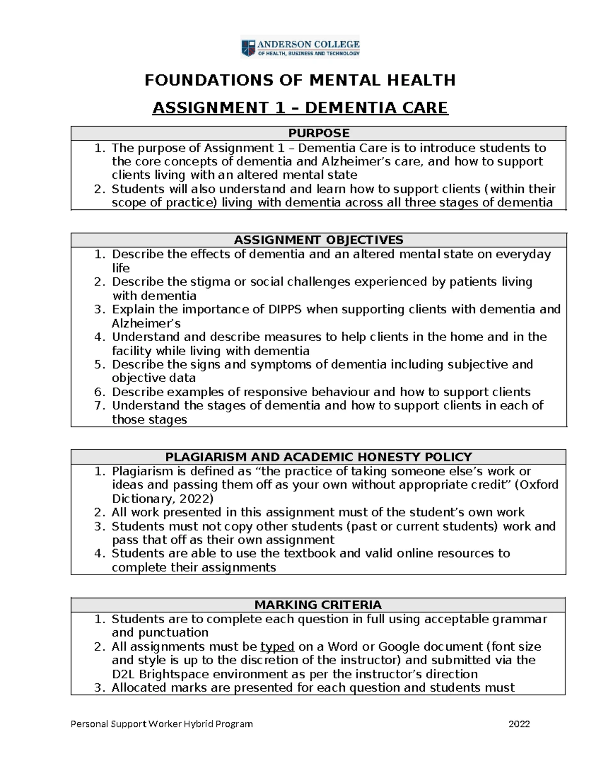 Module 5 Assignment: Abuse and Neglect in PSW Practice - Studocu