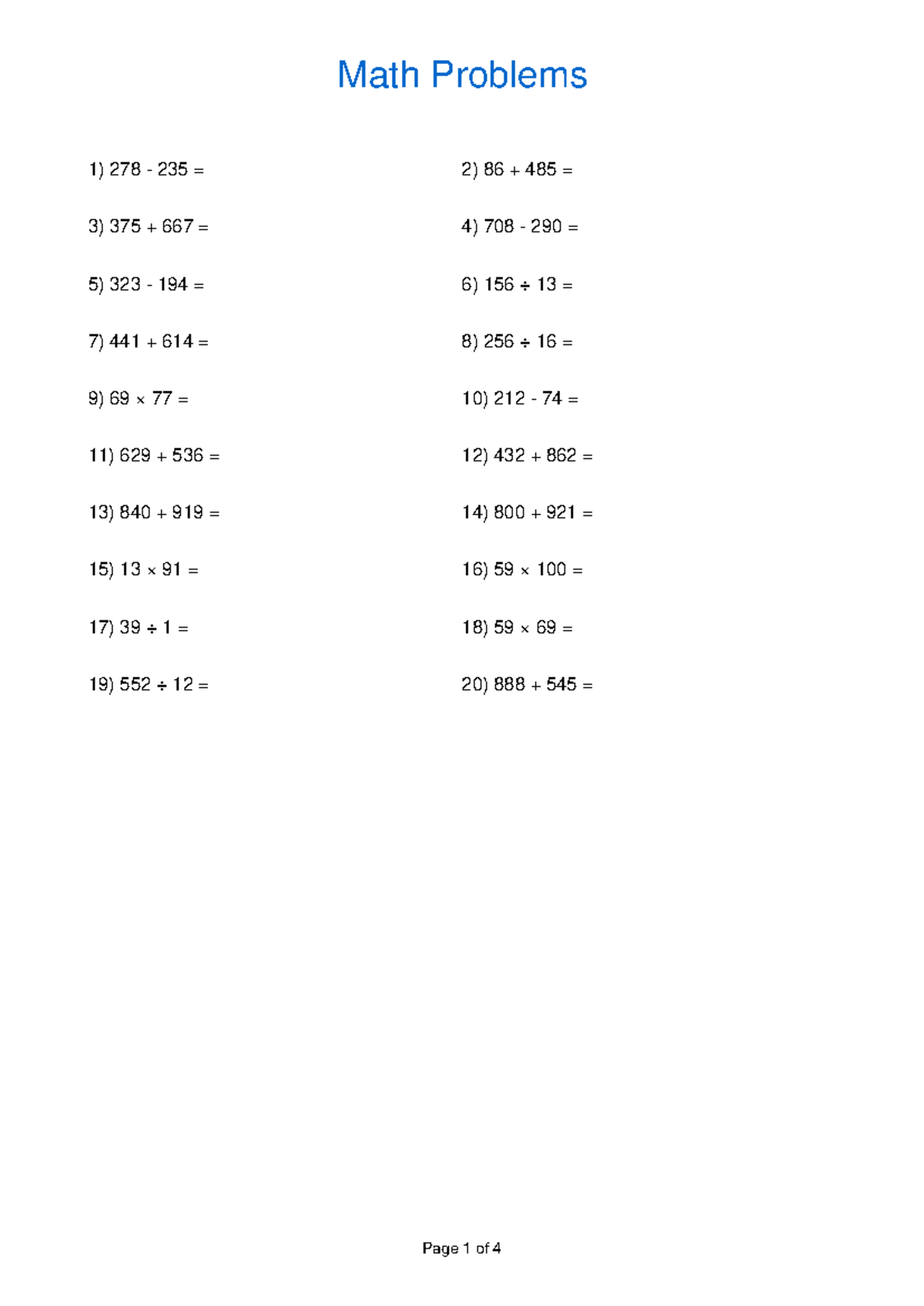 Hksqa 08ut7 - Math Problem Set and Solutions - Studocu