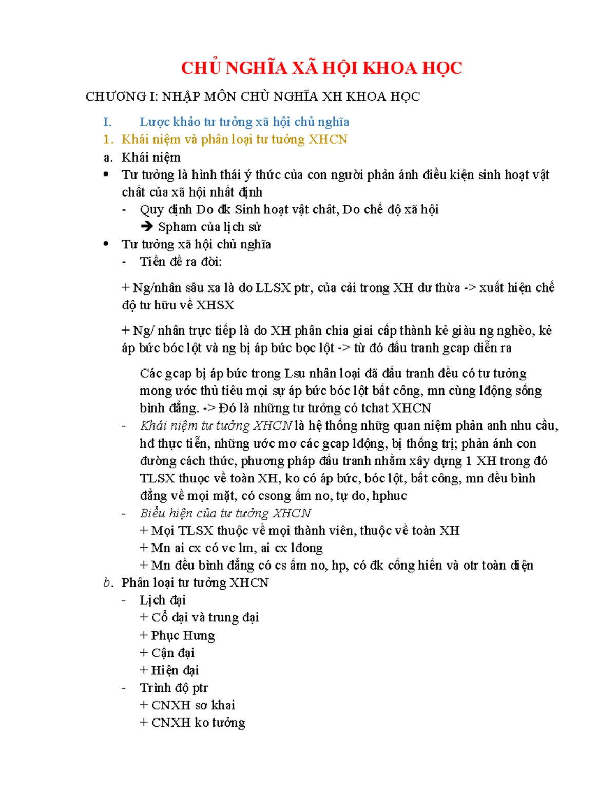 CÂU HỎI TRẮC NGHIỆM CHỦ NGHĨA XÃ HỘI KHOA HỌC (Mã 201) - Studocu