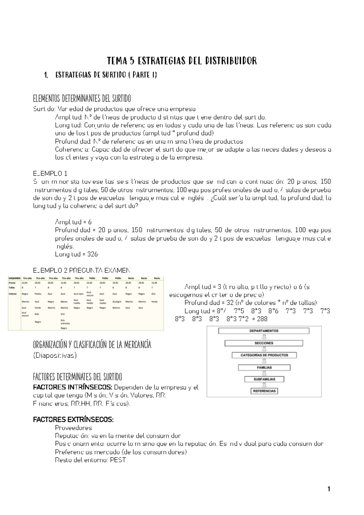 TEMA 5: Estrategias de Distribución y Surtido - Studocu