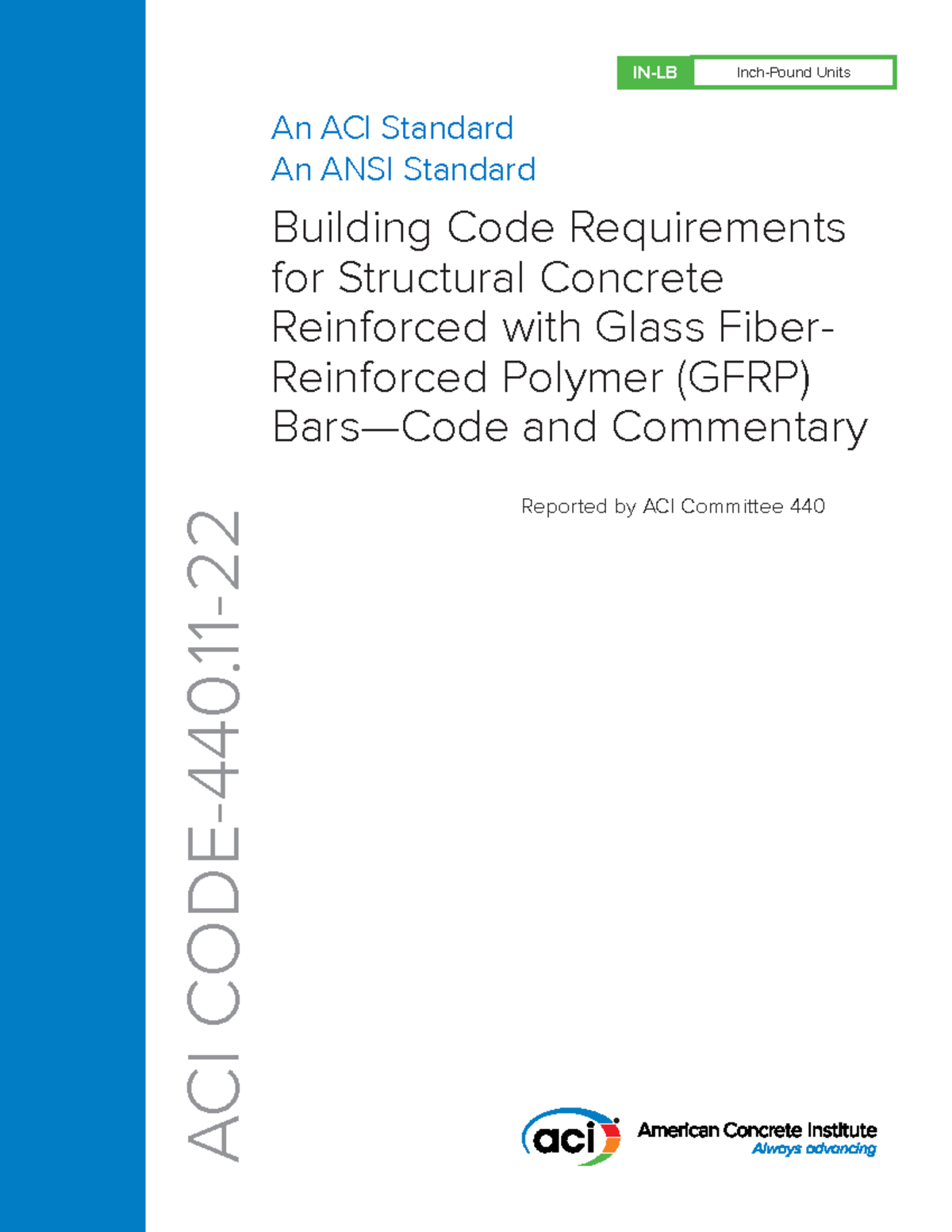 Building Code Requirements for GFRP Reinforced Concrete (ACI-440) - Studocu