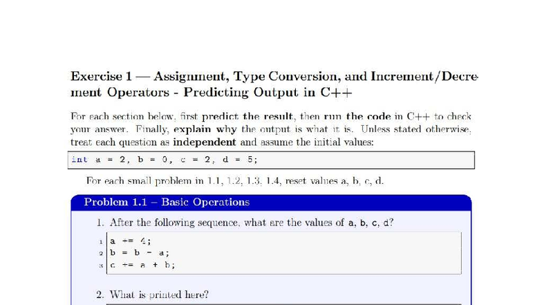 Chap 3 - Undefined Behavior in C++ Code Evaluation - Studocu