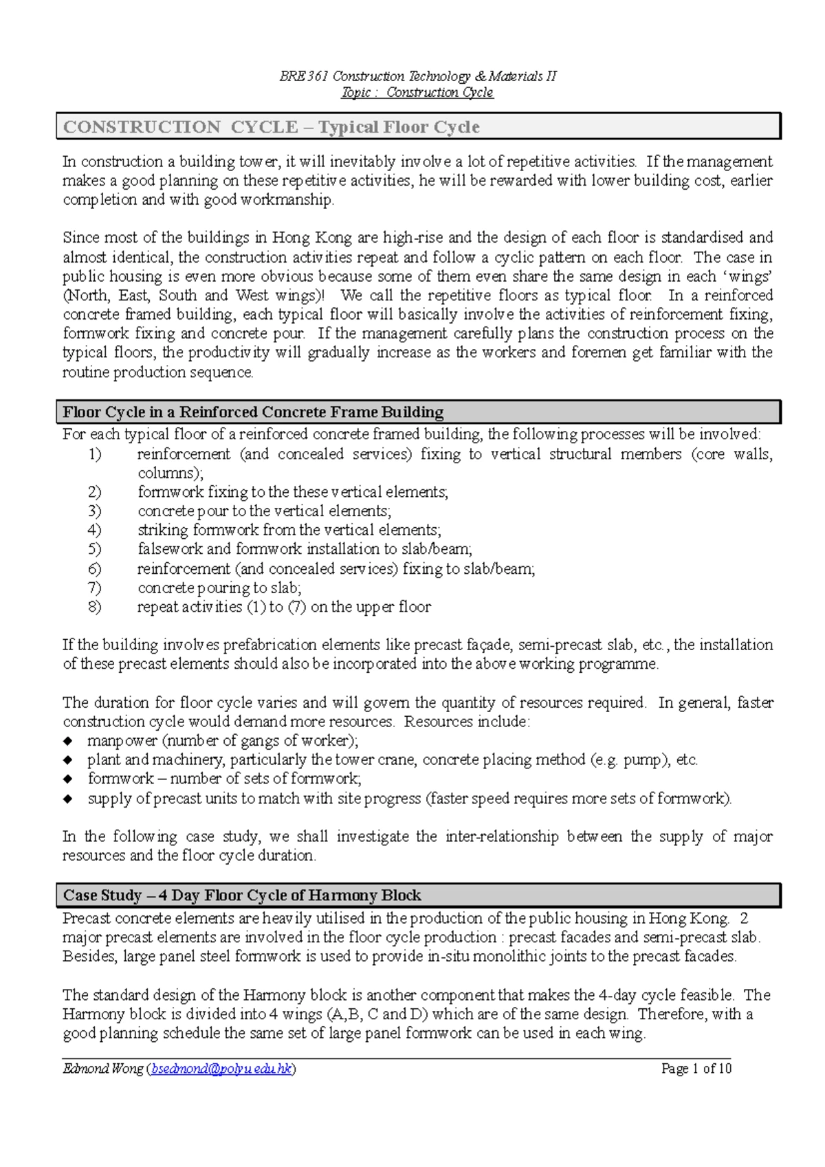 Basement Construction (Include Excavation & Lateral Support, ELS ...