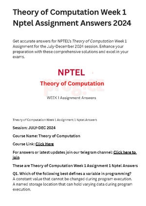 Software Testing Week 1 Assignment 1 Nptel Answers 2024 - Software ...