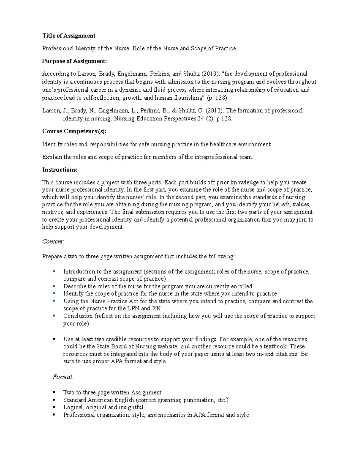Module 04 Course Project Part 1: Exploring Nurse's Professional ...