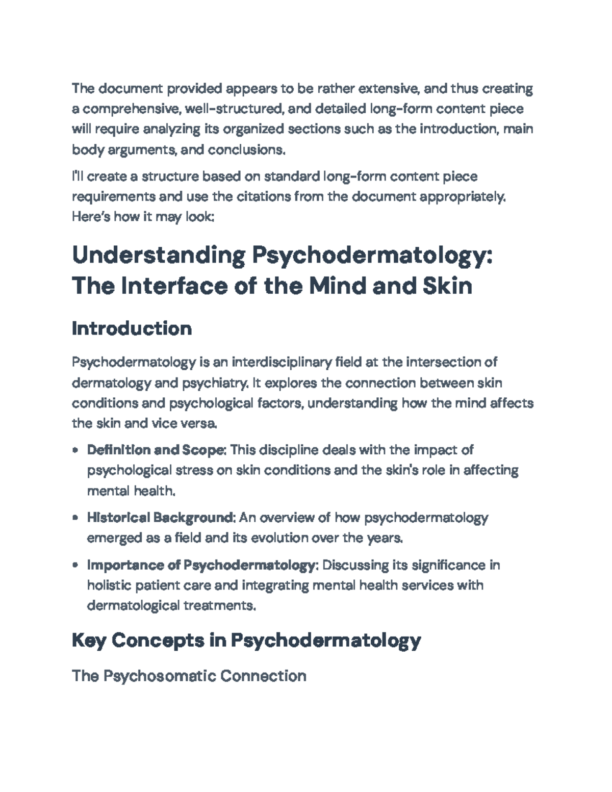 Understanding Psychodermatology: The Mind-Skin Connection and ...