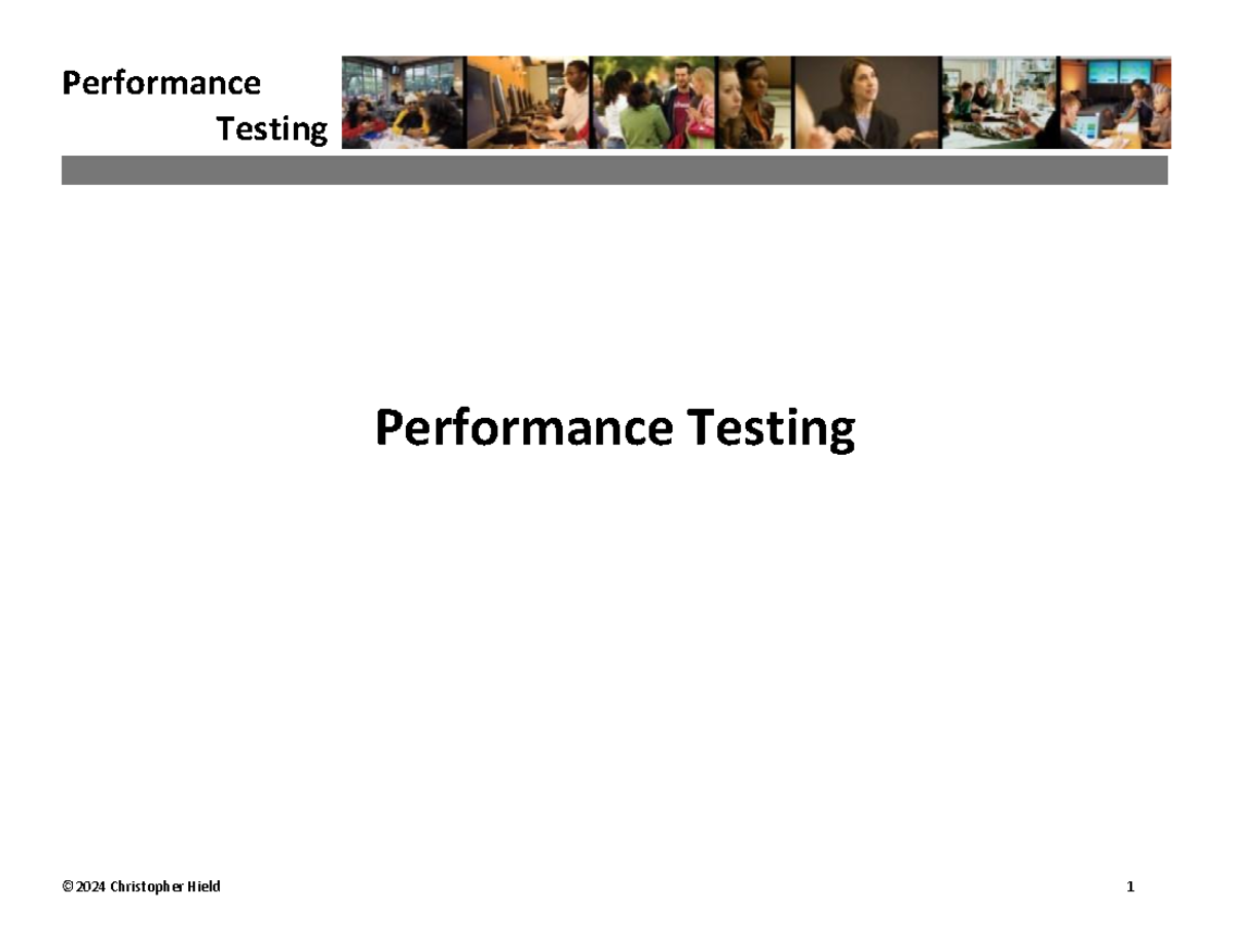 Performance Testing Overview: Load, Stress, and Optimization Techniques ...