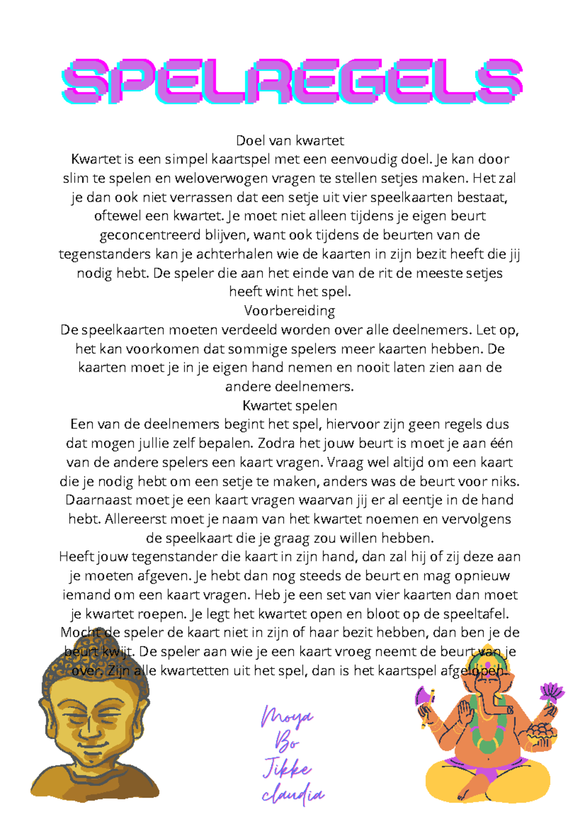 Kwartet Spelregels: Een Gids voor het Speelplezier en Strategie ...
