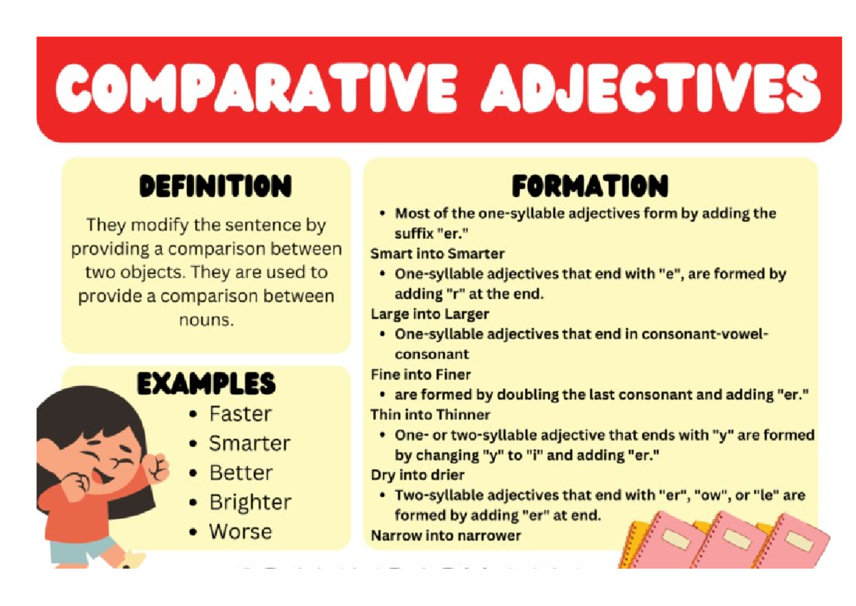 4to secundary comparative - COMPARATIVE ADJECTIVES DEFINITION FORMATION ...