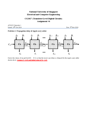 CG2027 assign 4 - solution - National University of Singapore ...