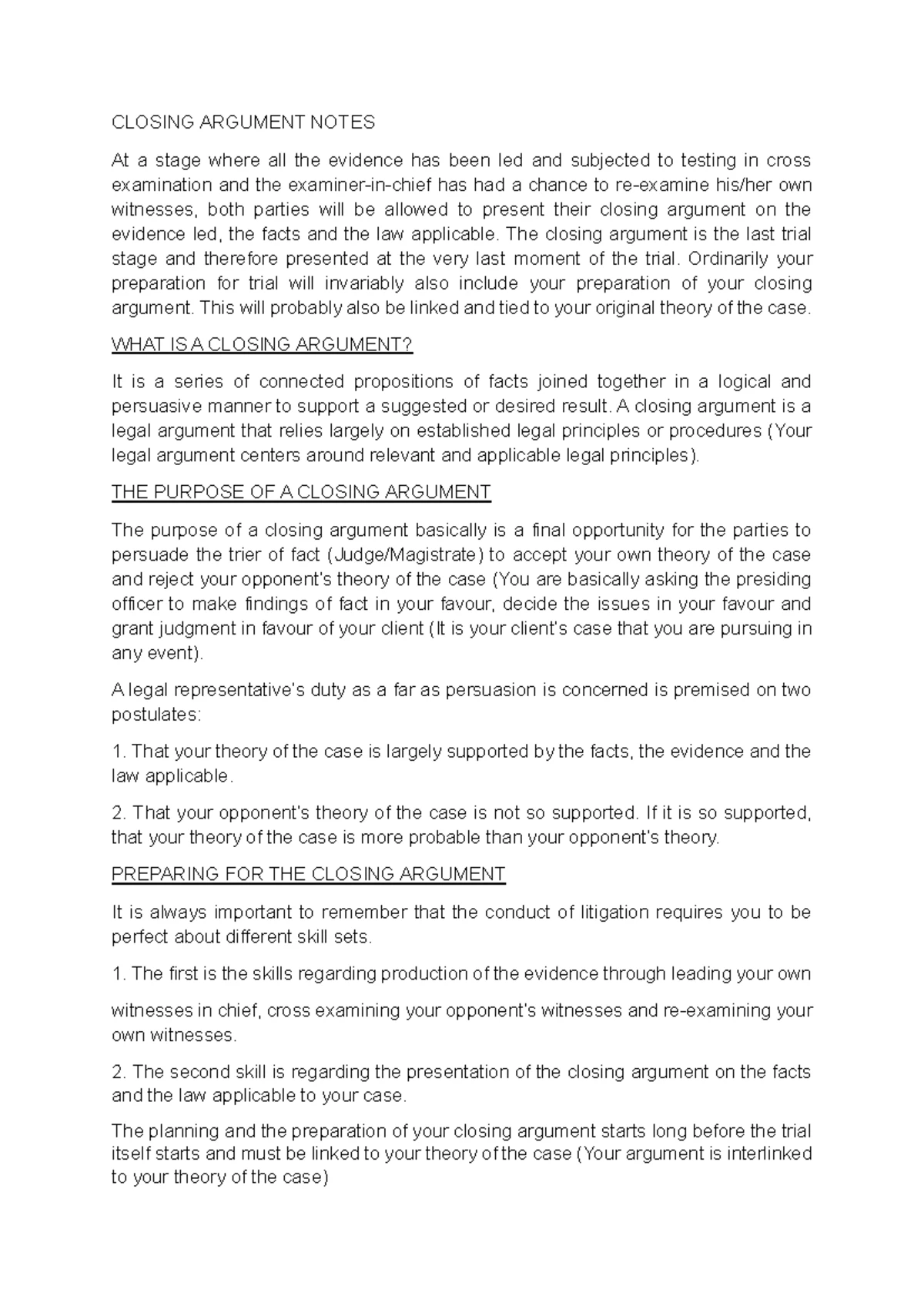 Basson v Chilwan & Magna Alloys Case Summary - Law 101 - Studocu