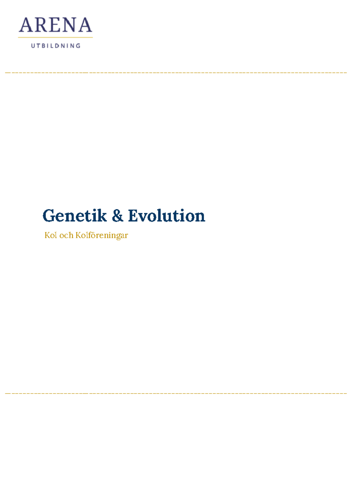 Naturkunskap 2a - Genetik och Evolution: Blågröna Bakterier och ...