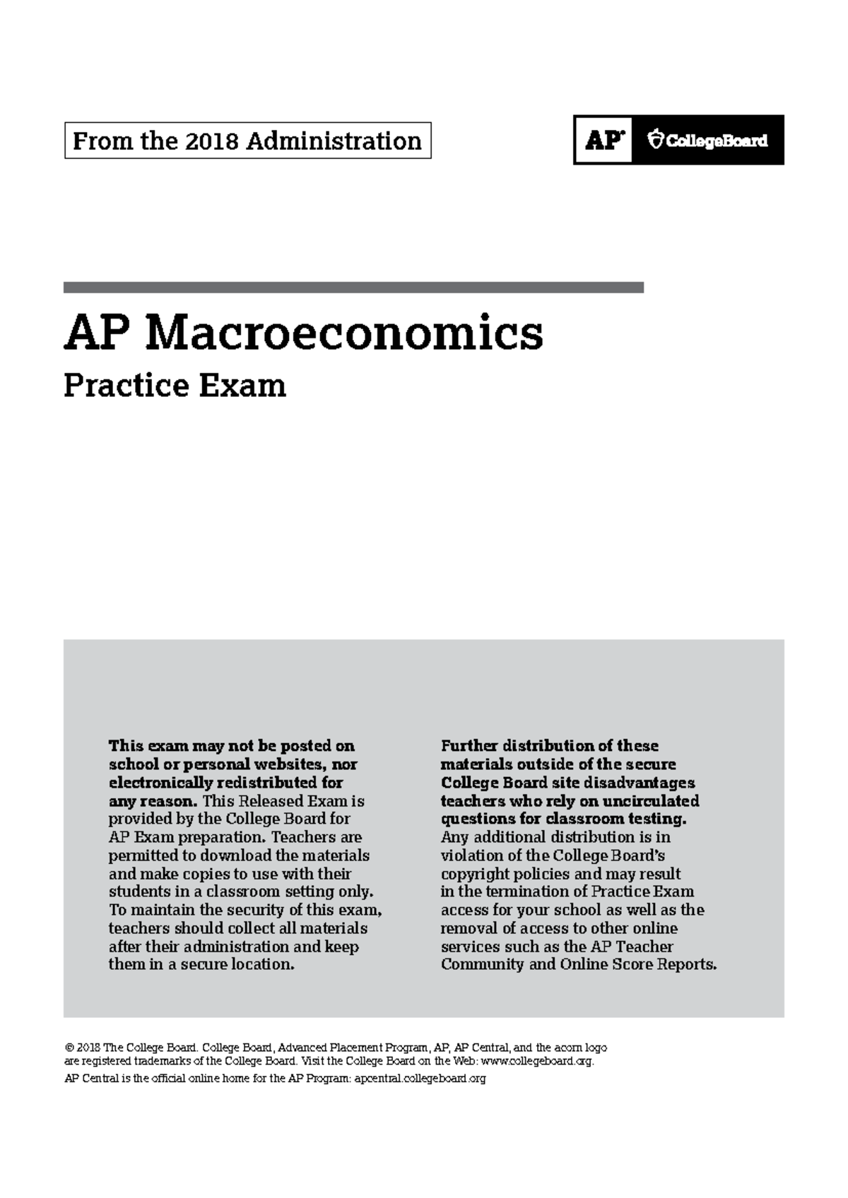 AP Macro Study Notes and Review - 2018 Edition - Studocu