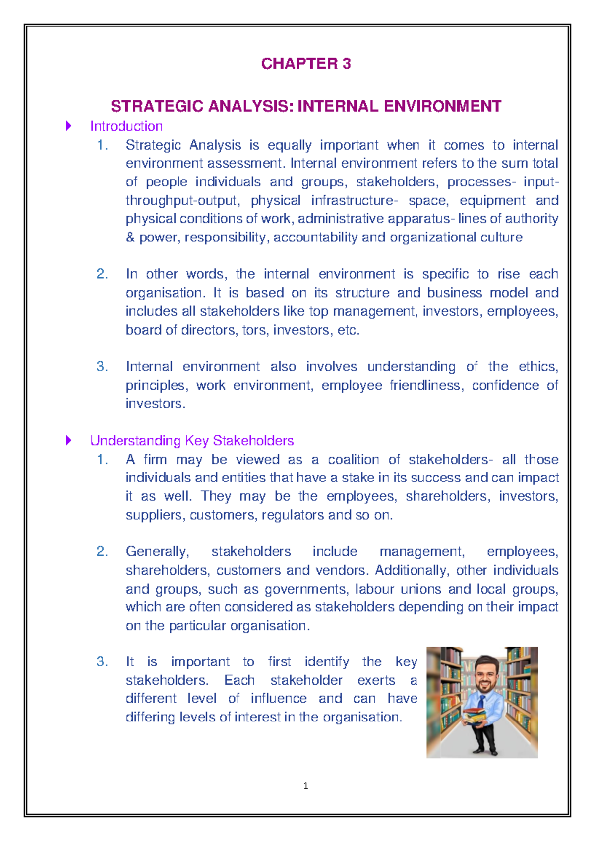 Chapter 3 Strategic Analysis Of Internal Environment Studocu