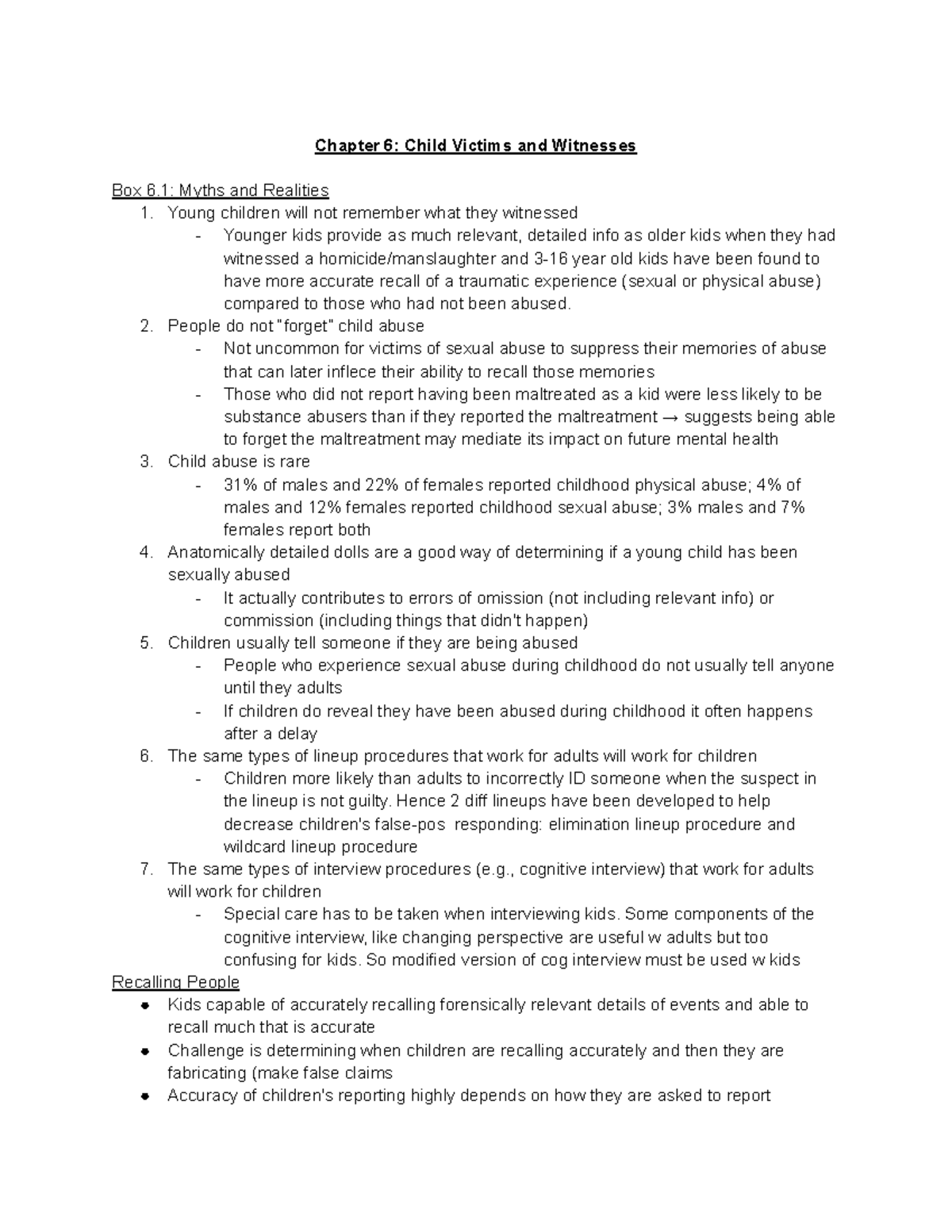 Chapter 6: Understanding Child Victims and Witnesses in Forensic ...