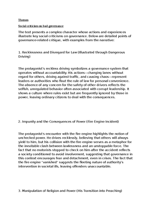 Father OF Nations Character AND Characterization - CHARACTER AND ...