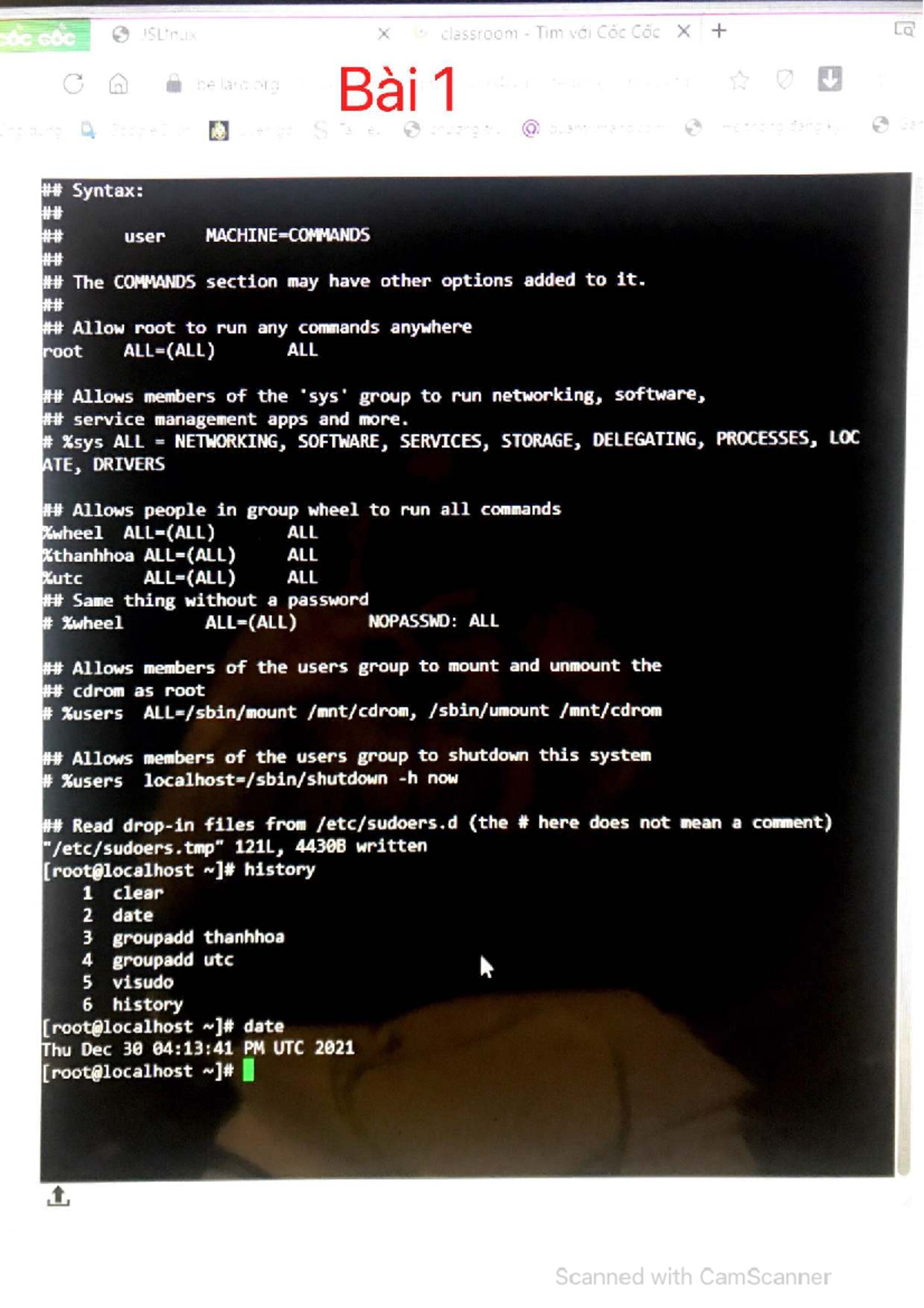 ISLinux X Classroom - Practical Linux Exercises Bài 1-7 - Studocu