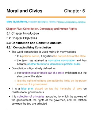 Civic Chap 4 Note - Moral and Civics Chapter 4 More Quick Notes ...
