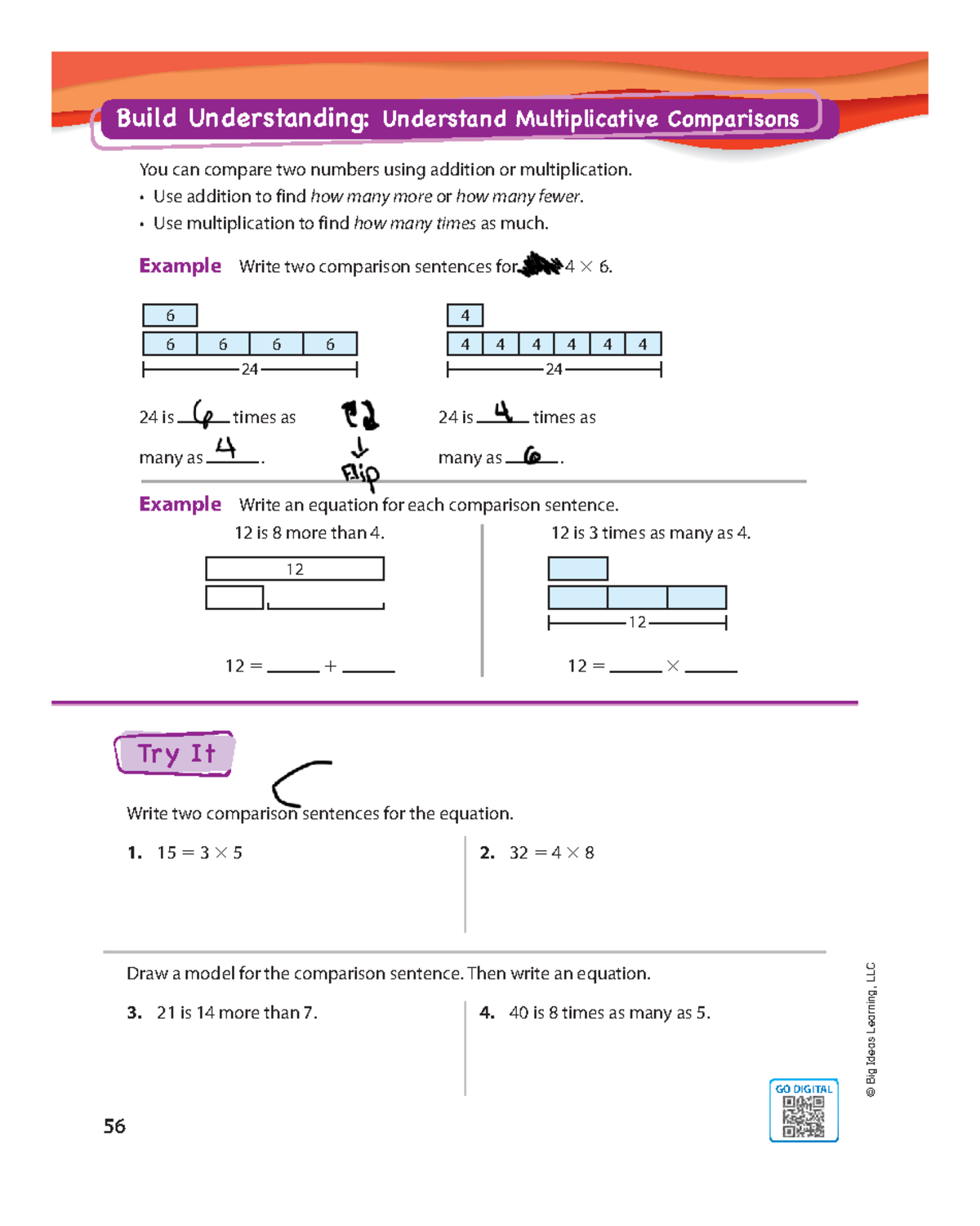 2.2 Notes & Practice: Multiplicative Comparisons in Math - Studocu