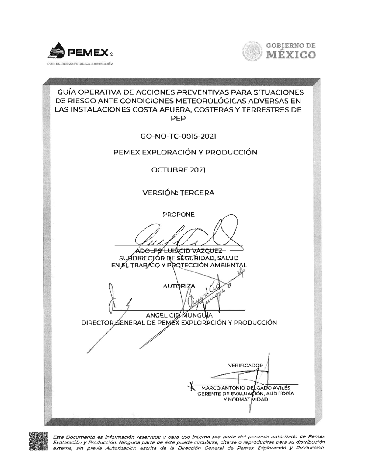 Guía Operativa GO-NO-TC-0015-2021: Acciones Preventivas para Riesgos ...