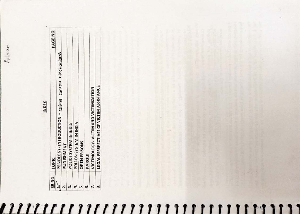 Penology & Victimology Notes: Comprehensive Study Overview - Studocu