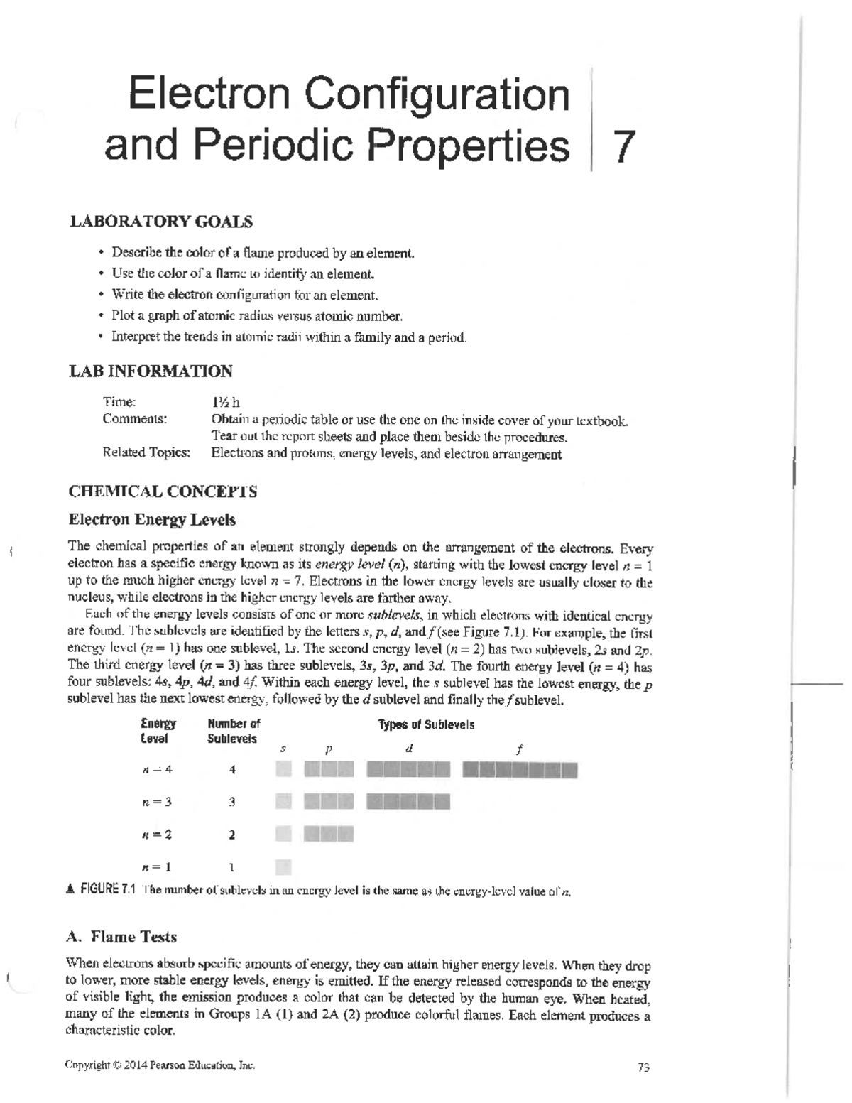 Lab #7 - Electron Configuration & Periodic Properties Analysis - Studocu