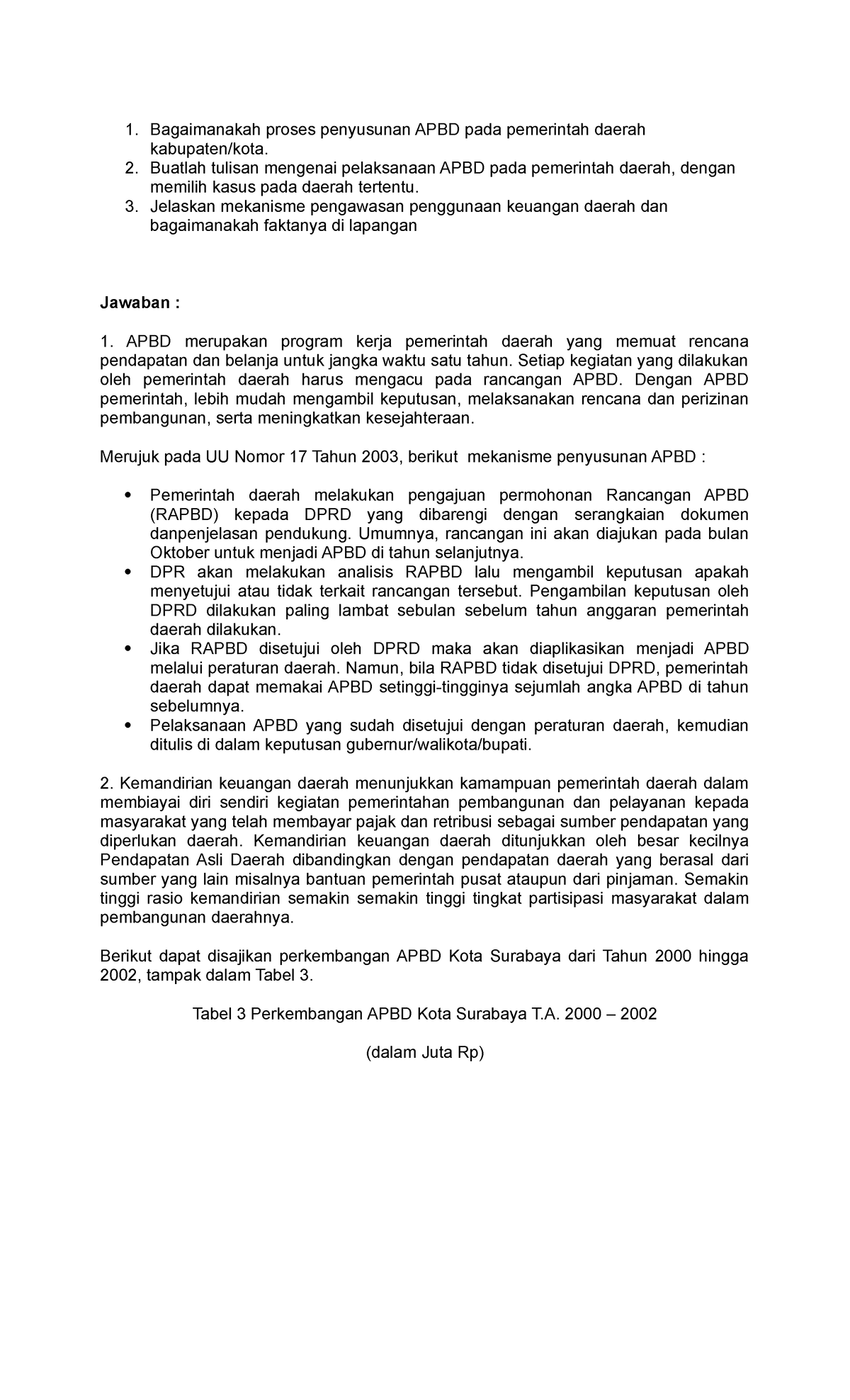 Tugas 1 Delfia Administrasi Pemerintahan Daerah - Bagaimanakah proses penyusunan APBD pada - Studocu