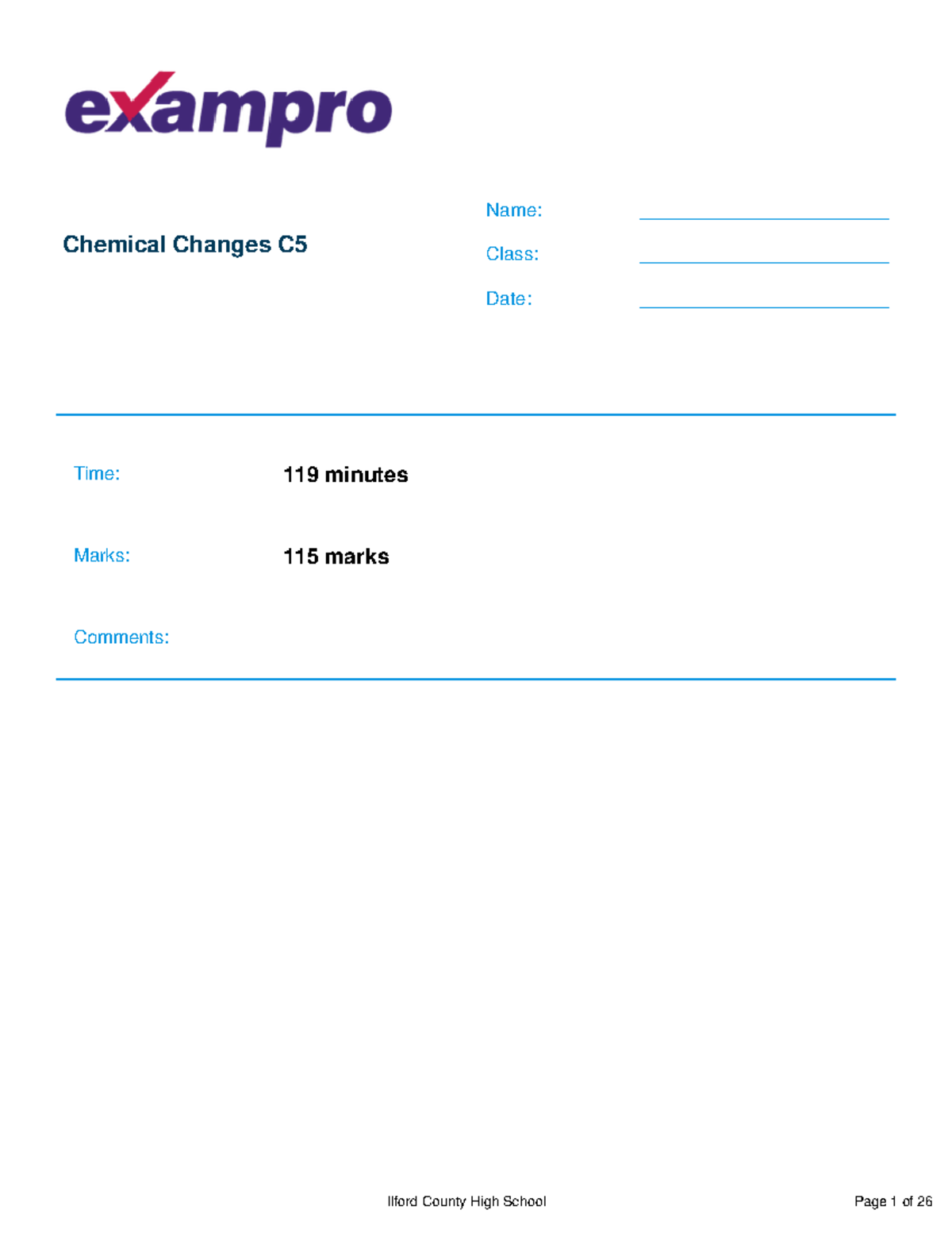 C5 - GCSE Chemistry Revision Notes on Chemical Changes and Metals - Studocu