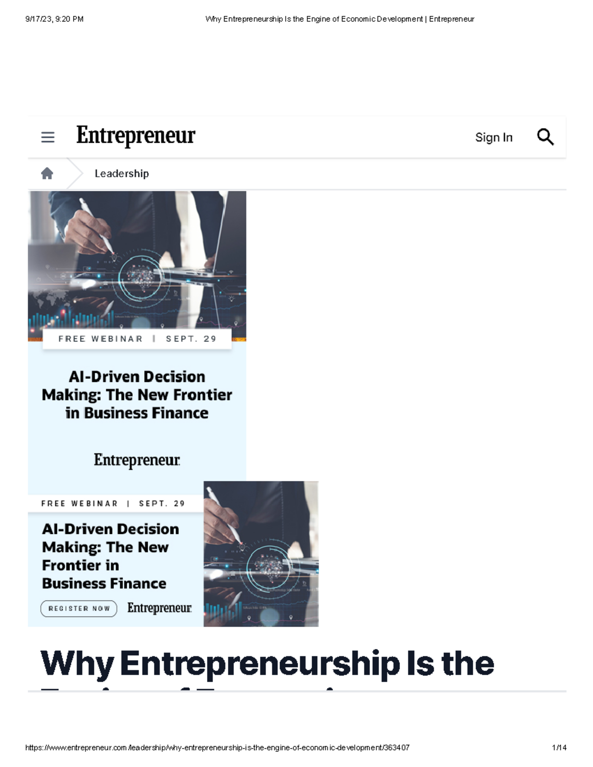 4. Why Entrepreneurship Is the Engine of Economic Development: Insights ...