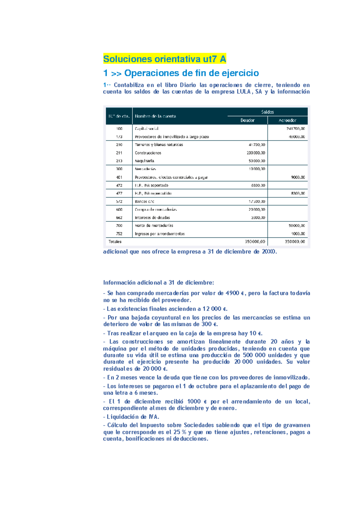 Solucion Orientativa UT7 A - Soluciones orientativa ut7 A 1 ...